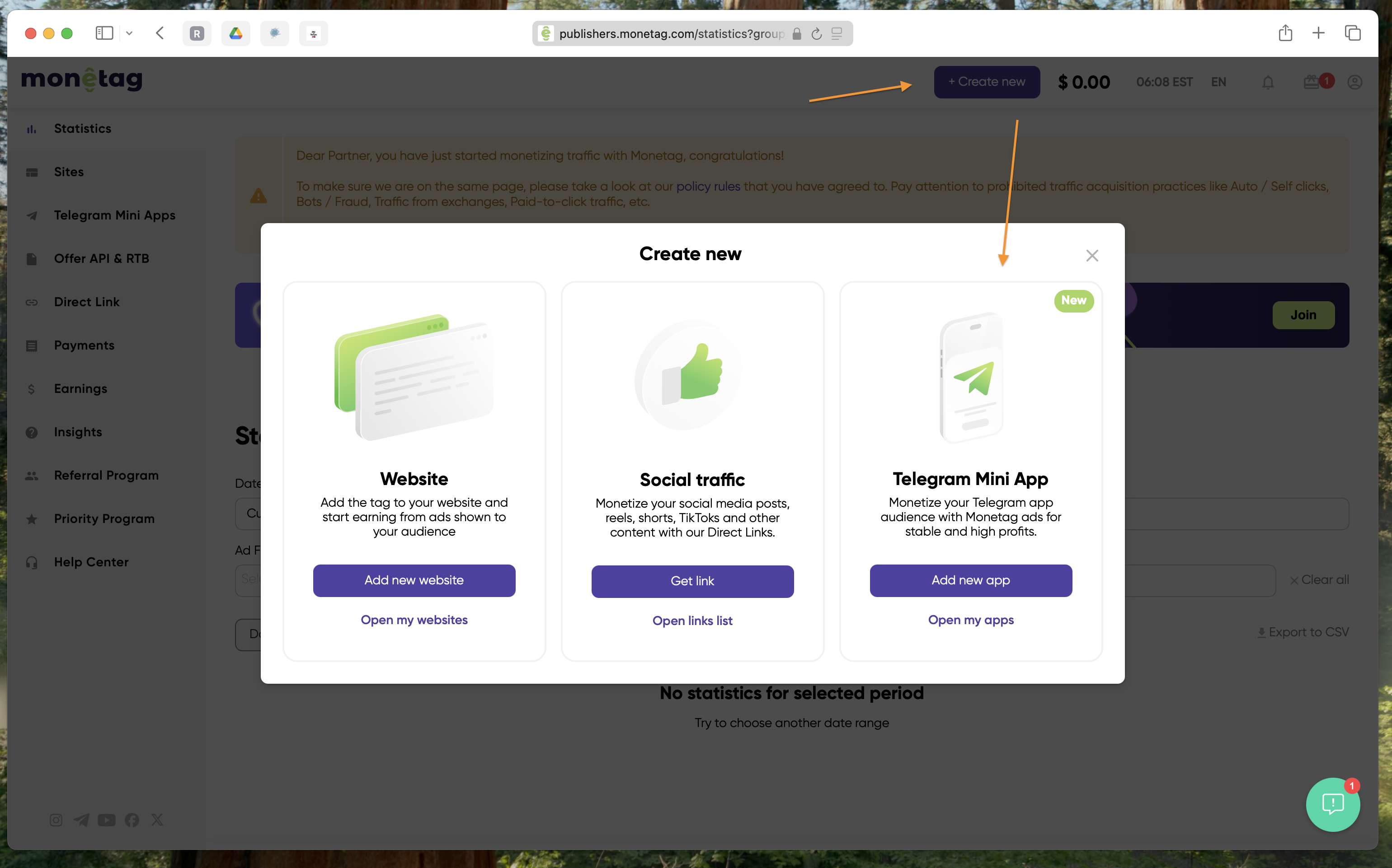 Telegram Mini Apps Monetization For Stable And High Profits - Monetag
